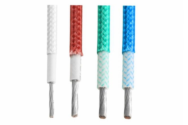 Oil Resistant Braided Thermocouple Wire , Silicone Braided Copper Wire ... Oil Resistant Braided Thermocouple Wire , Silicone Braided Copper Wire ...