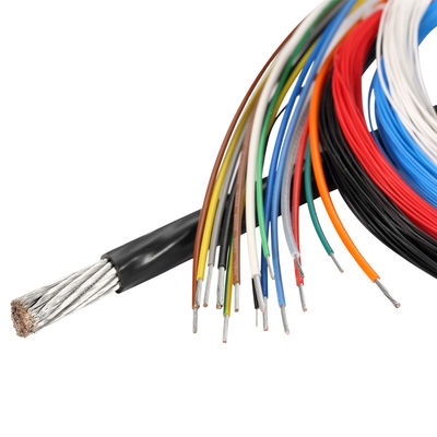 UL758 250C Feb Flexible Insulated Wire 24AWG Color White Black Blue