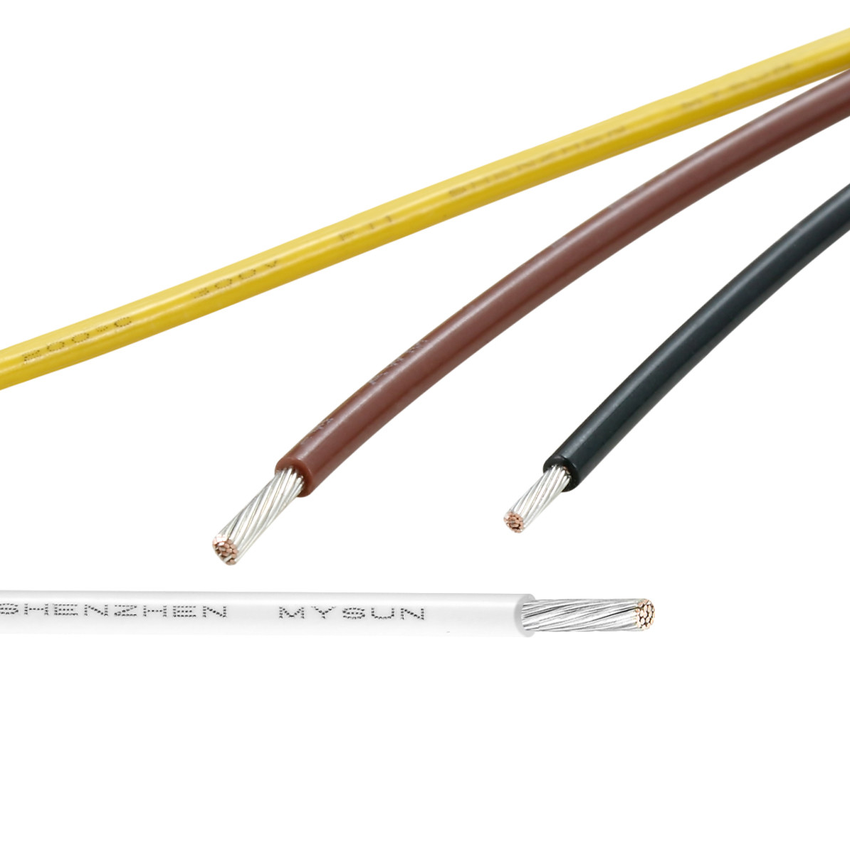 UL1332 FEP Cable Rubbe Insulation Cable 300v 200C 18AWG FT2 Black For ...