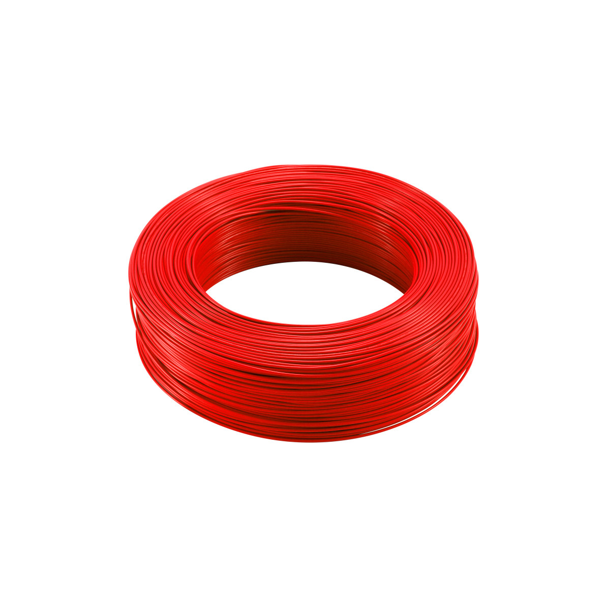 22 AWG Stranded Copper Wire , Red High Voltage Lead Wire UL3136 150°C FT-2