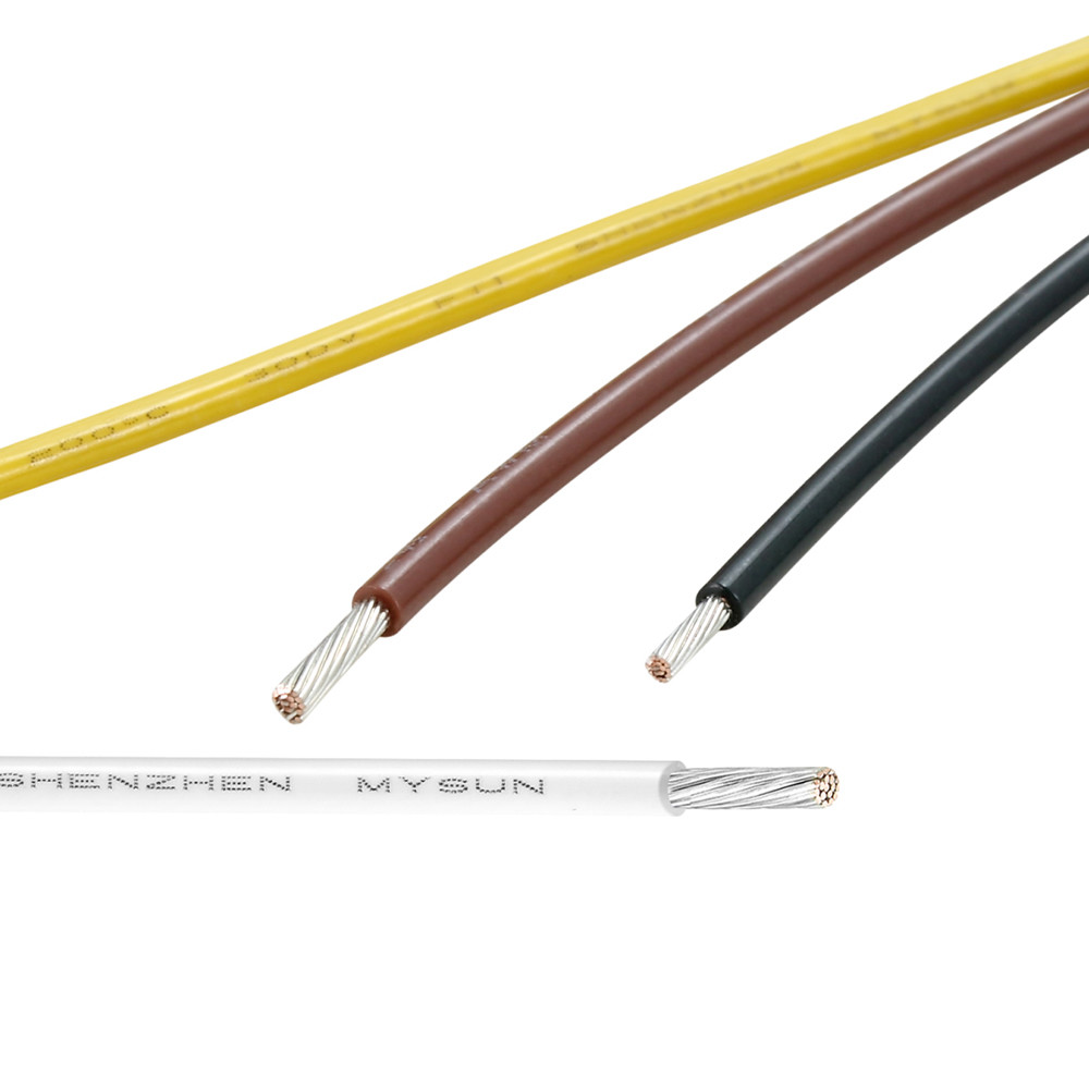 The 1AWG 7/0.48mm Strand Tinned Copper PFA Insulated Wire UL1726 300V 250 Degree Low Voltage