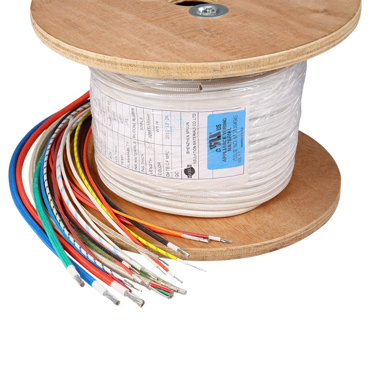 Awm3122 Flexible High Voltage Silicone Rubber Insulation Wire ...