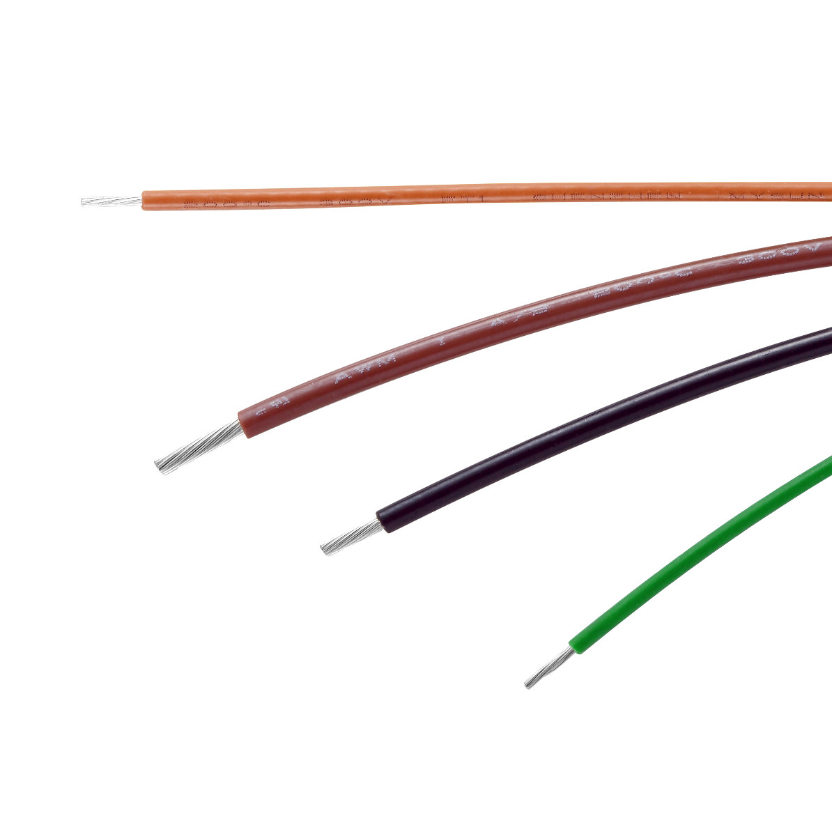 High Temperature PFA Insulated Wire Nickel Plated Copper Cable 1AWG For ...